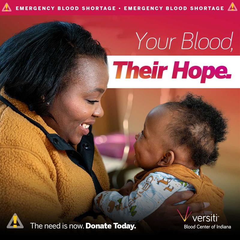 Emergency blood shortage. The need is NOW! - Indy Chamber